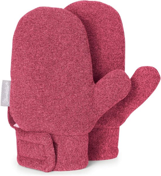 Warme Wanten voor Baby Meisjes - Roze Gebreide Handjes | bol