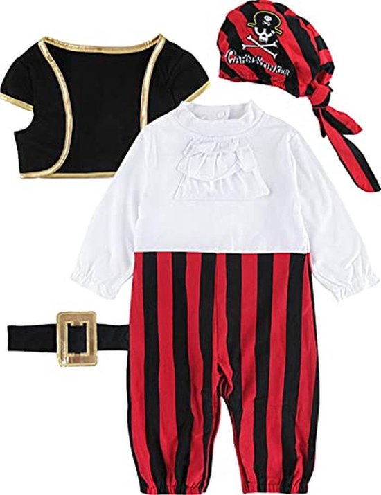 Piraten Romper voor Baby Jongens - Carnaval Outfit Kleding Sets | bol