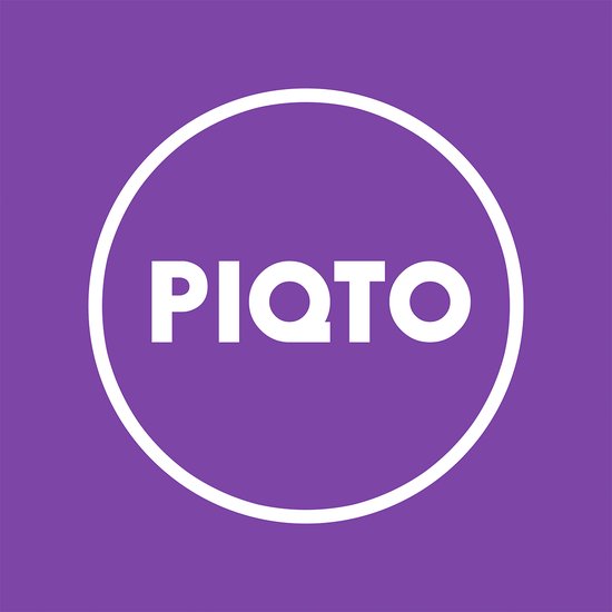 Pictogram/ stickers (2x) | "Plastic" | 15 x 15 cm | Afval sorteren ...