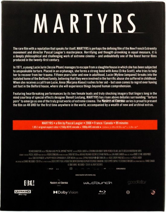Martyrs [Blu-Ray 4K]+[Blu-Ray], Juliette Gosselin | Dvd's | bol