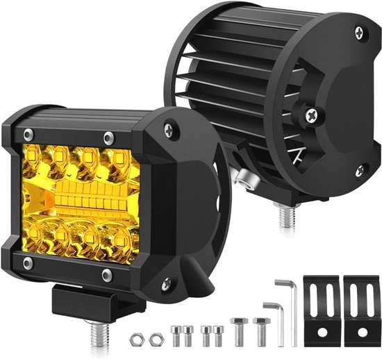 Werklamp 2 stuks 12V 60W 1200 lm LED schijnwerper voor auto vrachtwagen ...