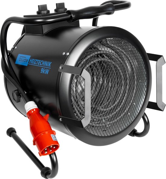 Elektrische verwarming 4,5-9 kW met ventilatorfunctie en thermostaat | bol