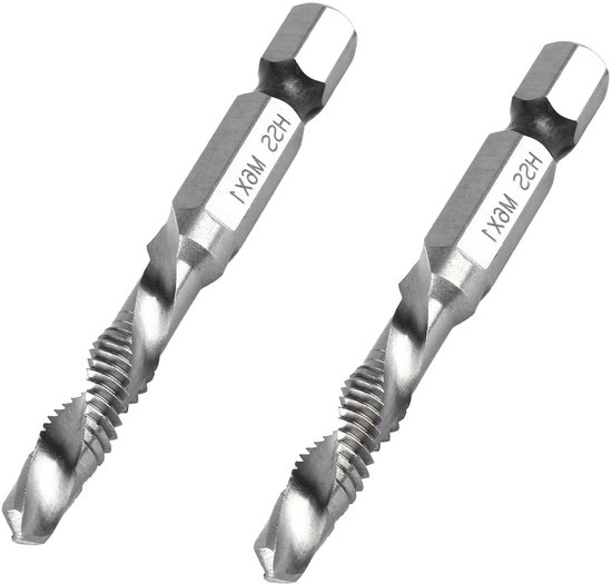 2 stuks schroefdraadsnijder set voor M6 bouten - hoge hardheid ...