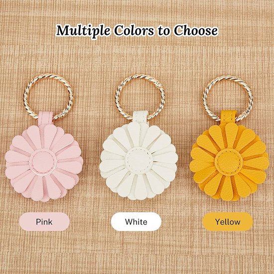 Bloem Magnetische Hoed Clip - Wit Leer Accessoire | bol