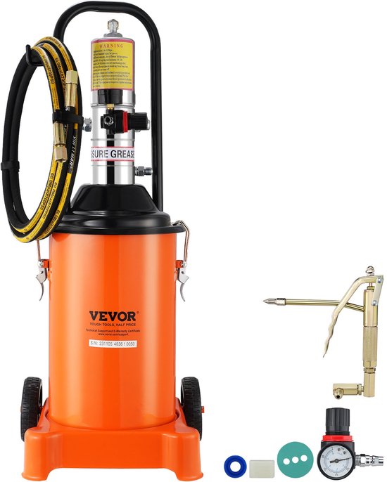 Pneumatische Vetpomp – Vetspuit – Vetpistool – Smeerwagen – Vetinjector ...