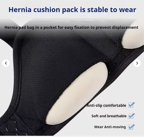 medj-hernia-liesbreukband beide kanten -maat xl - brace ...