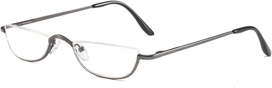 Half Frame Leesbril met Lente Scharnieren voor Heren en Dames - Slanke ...