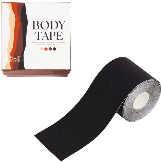 Zelfklevende Borstlift Tape voor Diep Uitgesneden Kleding - Zwart | bol