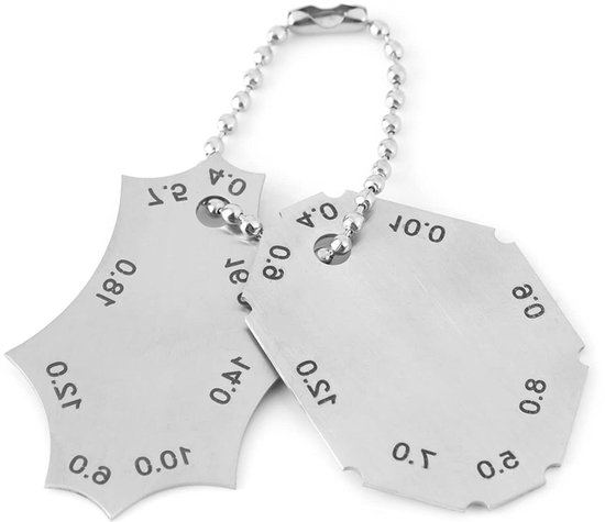 Hoeklas T-stuk met Lashoekmeter voor Controle van Lassen - Keel Diepte ...