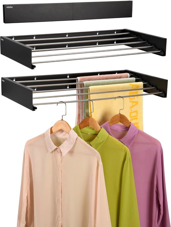 Inklapbaar Wasrek voor Aan de Muur, Uitschuifbare Droogrek voor Kleding ...