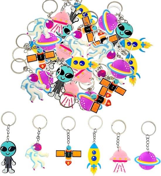 Allecta - 30 stuks Astronaut thema feestdecoraties en accessoires voor ...