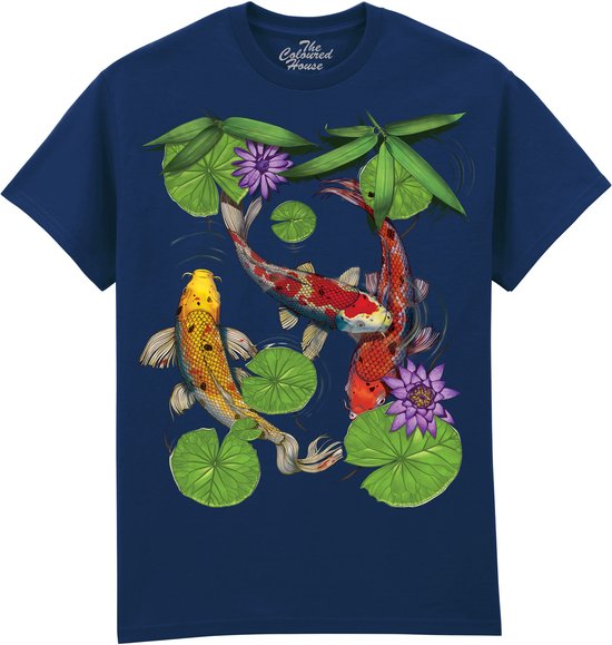 Koi Karper Koi Fish The Coloured House T-shirt L | bol
