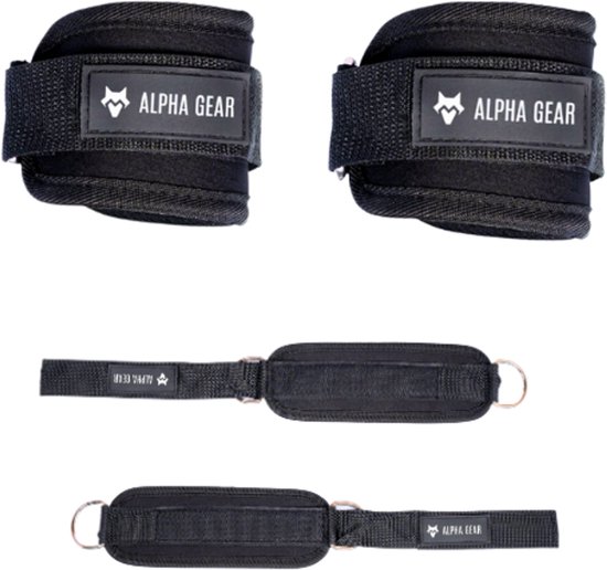 Alpha Gear - Ankle Straps - Black - Enkelband - 2 stuks - Enkel Straps ...