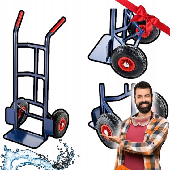 MOLEN Transportkar 250kg, Magazijnkar met Platform, Sterk en Wendbaar | bol