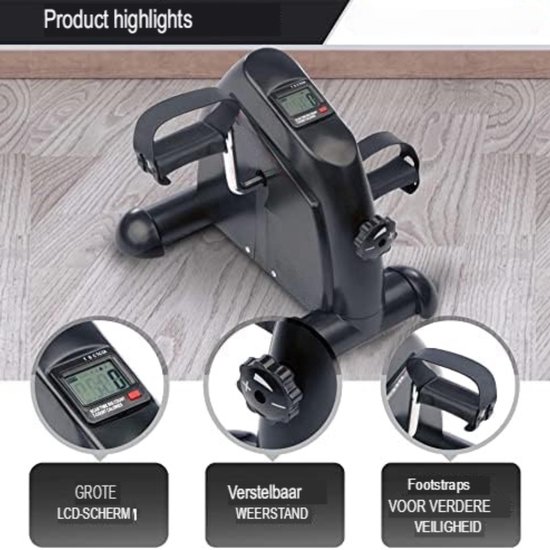 Stoelfiets - Stoelfiets bewegingstrainer - Stoel fiets - 19D x 32W x ...