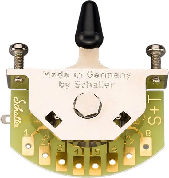 Megaswitch T lever switch 3-way, 40,7mm spacing, bolts included, black ...