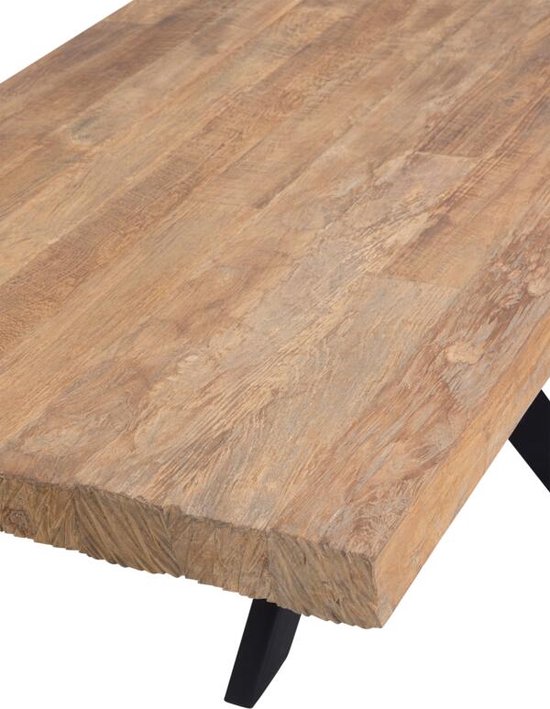 DTP Home Dining table Newton rectangular,77x220x100 cm, recycled ...