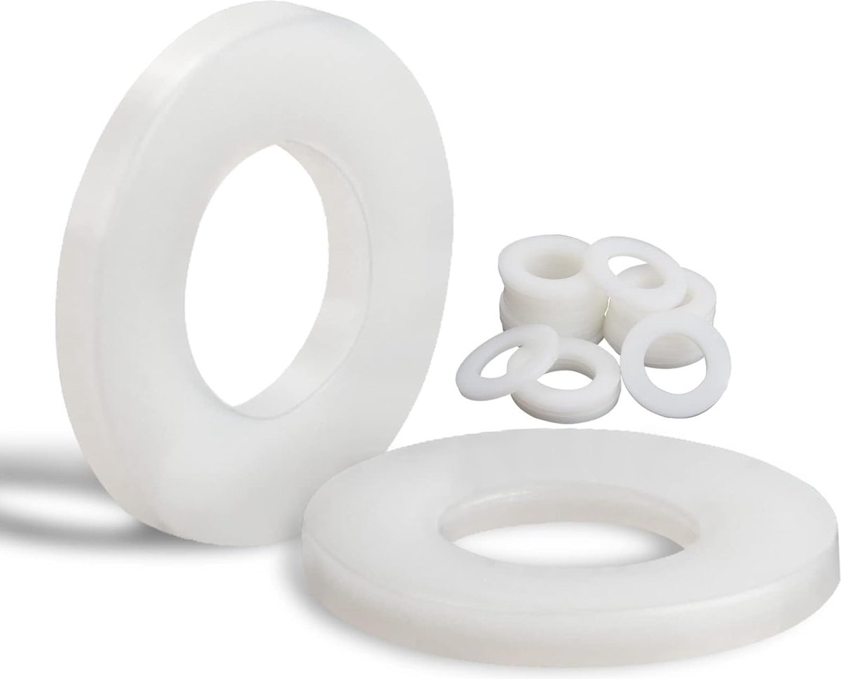 20 stuks kunststof sluitringen, M20-35 mm, nylon sluitringen, carrosserieringen,... | bol