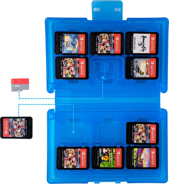 Case geschikt voor Nintendo Switch / Nintendo Switch OLED + Game Card ...