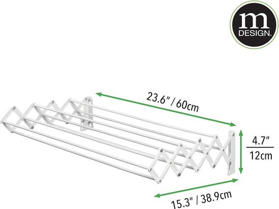 Equivera Wanddroogrek - Wanddroogrek Inklapbaar - Droogrek - Wand ...
