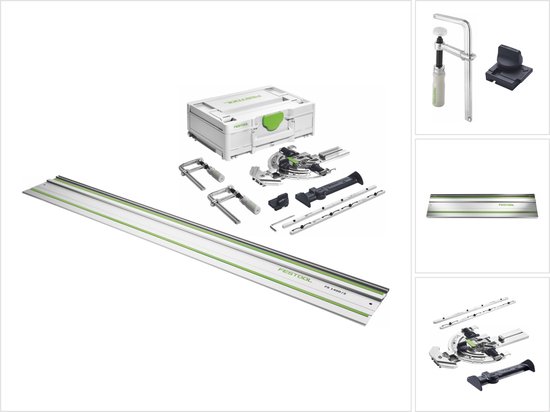 Festool SYS3 M 137 FS/2 accessoireset + FS 1400/2 geleiderail 1400 mm | bol