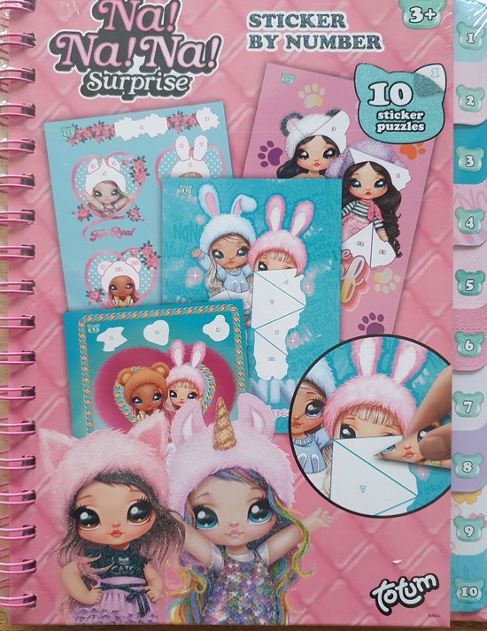 Na-Na-Na-Surprise-Sticker-by-Number-Sticker-Puzzel | bol