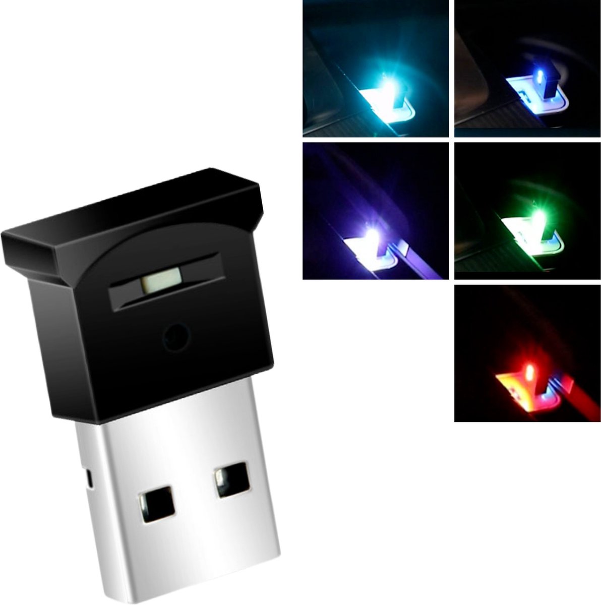USB Led Verlichting RGB - Multicolor - USB LED Lampje voor Auto ...