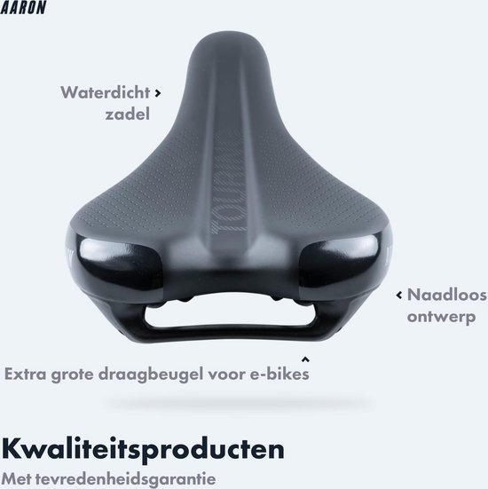 Fietszadel - ergonomisch fietszadel voor dames en heren - het gelzadel ...
