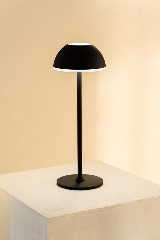 JENS LIVING - LED Tafellamp zwart - Ø 11 x 28,5 cm | bol