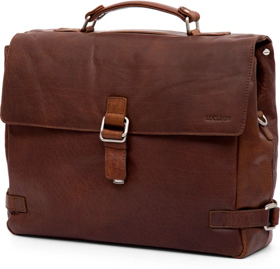 Lucleon - Heren - Bruin Leer Schoudertas | bol