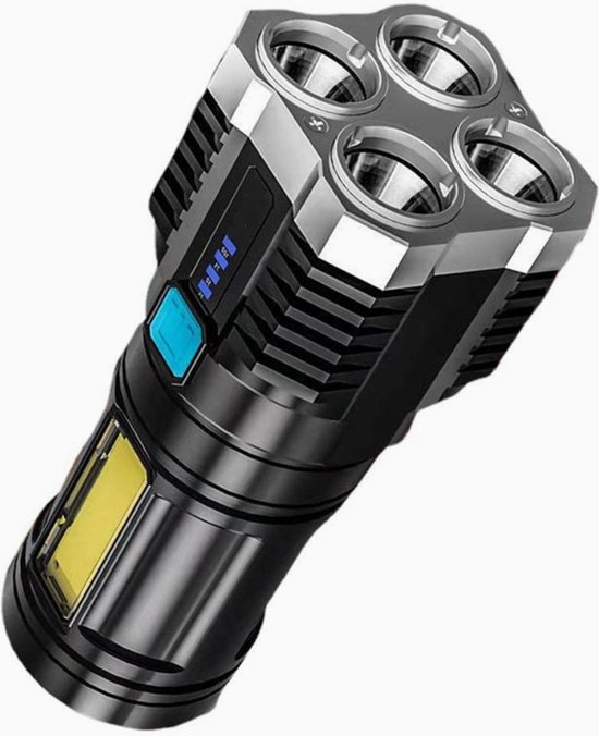 Krachtig Oplaadbaar Zaklamp - LED Zaklamp - zaklamp oplaadbaar ...