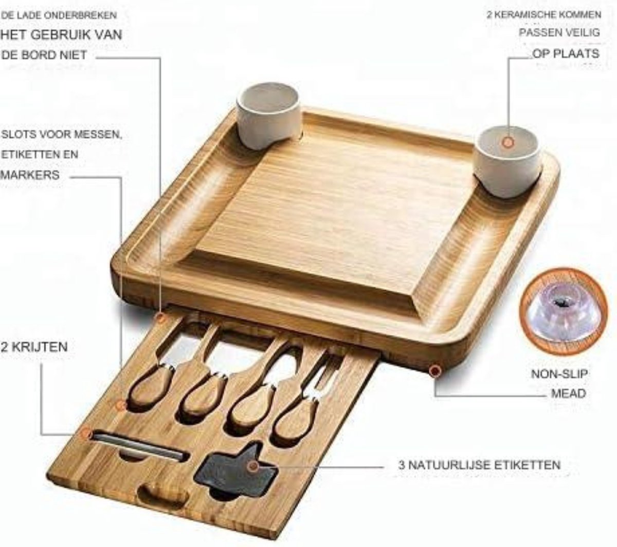 Tapasplank - Kaasplank | bol