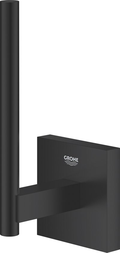 GROHE QuickFix Start Cube reserve toiletrolhouder - Matte Black | bol