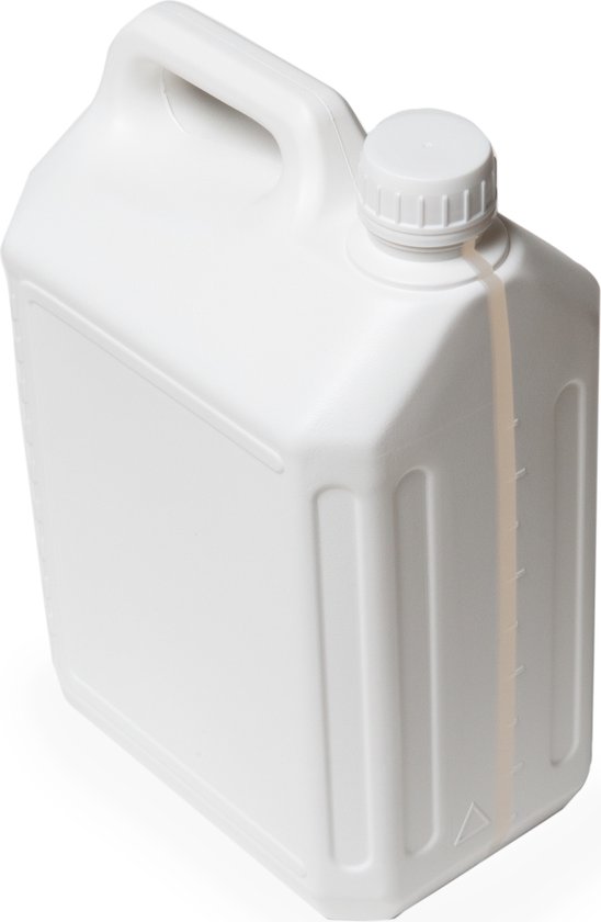 10 x Jerrycan 5 liter met zichtstreep - geschikt voor niet bijtende stoffen -... | bol