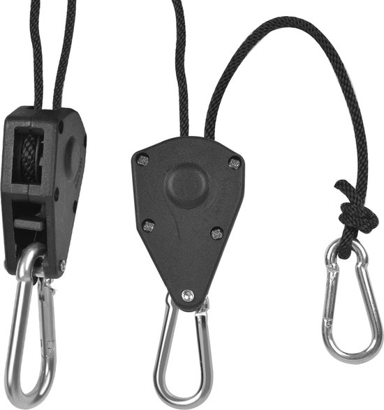 1 paar 1/8 "hanger katrol touw zware touw ratel hanger verstelbare touw ...