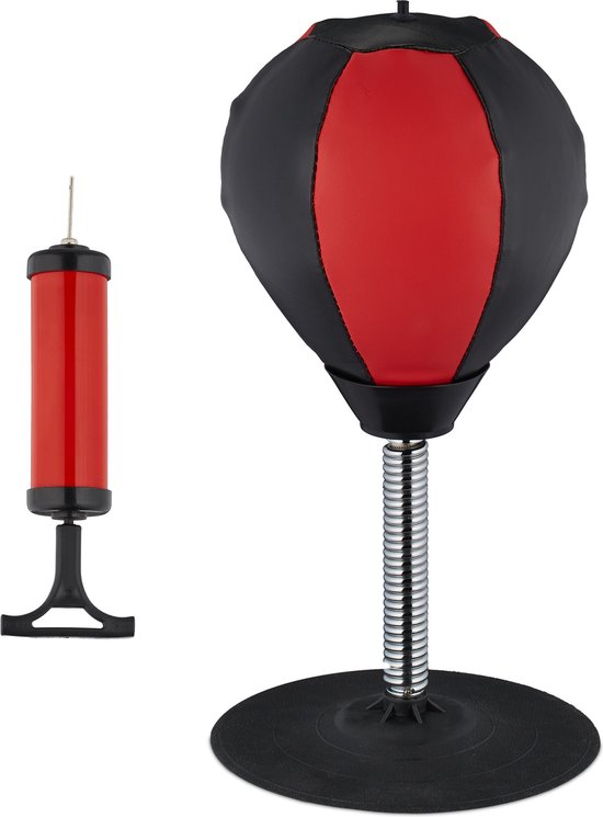 bureau boksbal - voor kantoor en thuis - met zuignap - staande boxbal ...