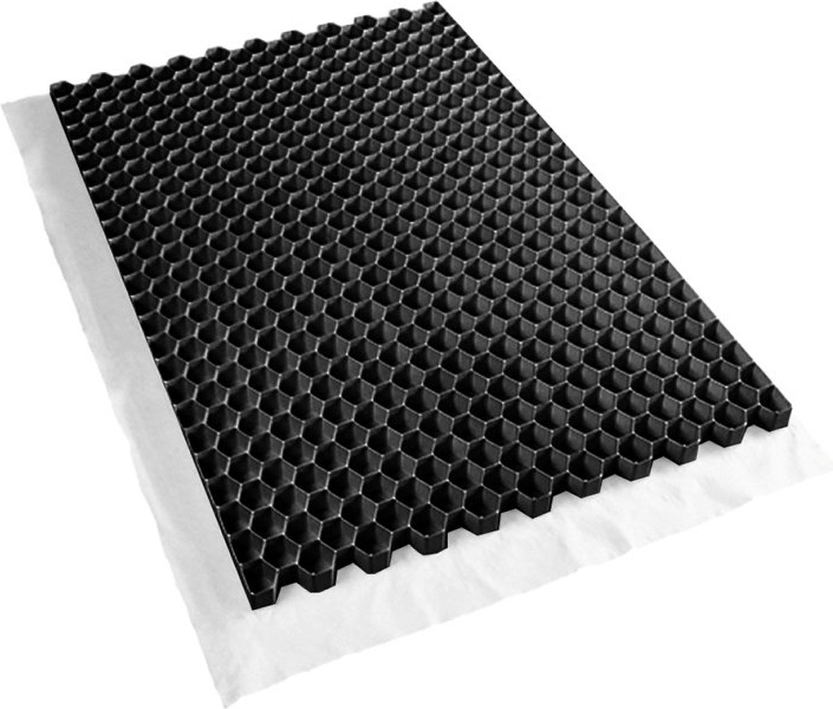 Plusgarden® Grindmat - Grindplaat - Zwart 120x80x3 cm | bol.com