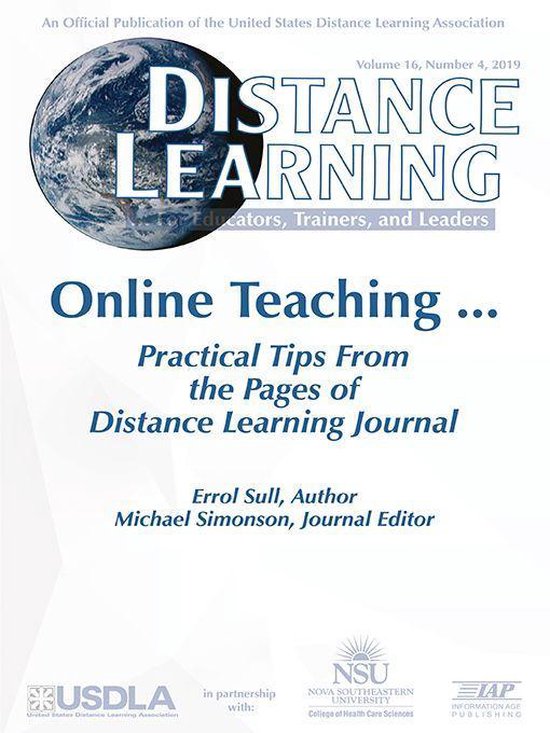 Distance Learning Journal 4 - Distance Learning (ebook) | 9781648020582 ...