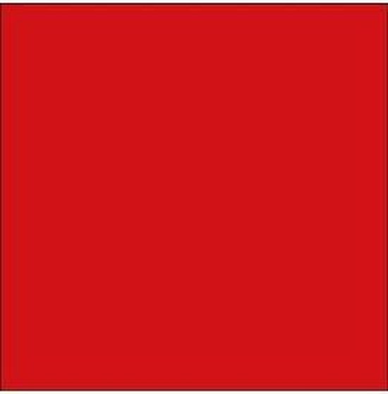 Plakfolie - Stickerfolie - Oracal 651: Licht Rood - RAL 3020 - 126 cm x ...