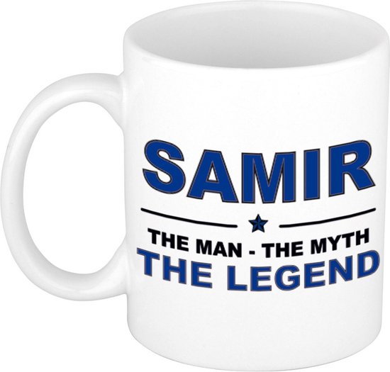 Cadeau prénom Samir - L'homme, le mythe la légende tasse à café / tasse ...