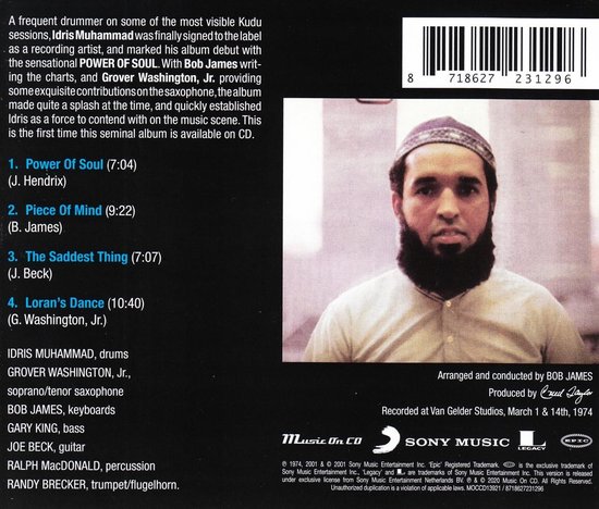 Power Of Soul, Idris Muhammad | CD (album) | Muziek | bol.com
