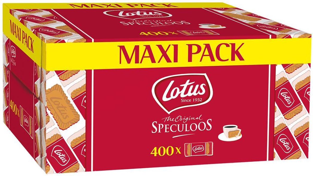 Koekjes Lotus Speculoos Original - 400 stuks | bol.com