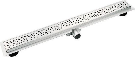 Aspova Buca Douchegoot RVS Met Flens & Design Rooster 80cm | bol.com