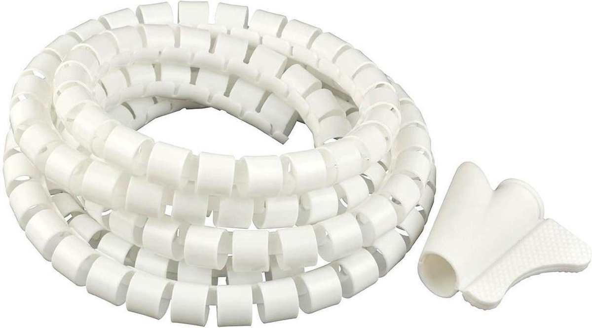 Tack - Kabelslang 2 meter - wit (16 mm) | bol.com