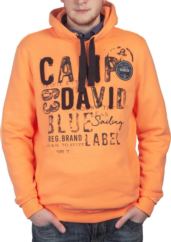 Camp David ® hoodiesweater "Blue Label" orange | bol.com