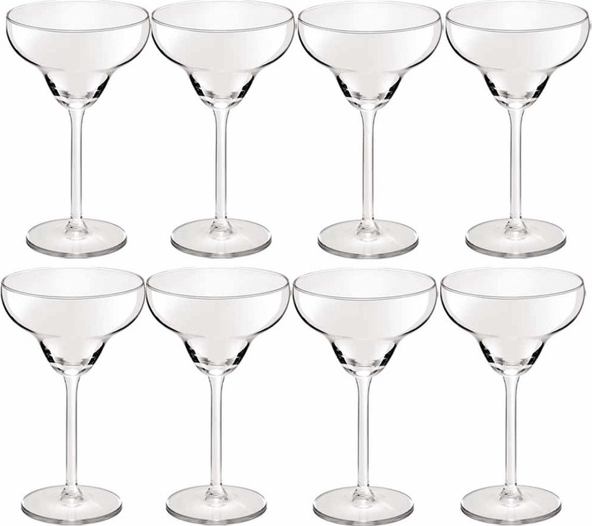 8x Verres à cocktail transparent 300 ml Série Margarita - 30 cl ...