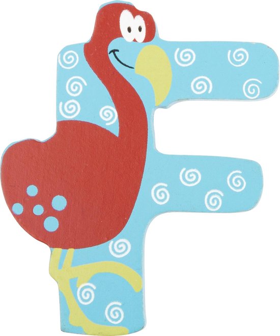 small foot - Wooden Letter Animals F | bol