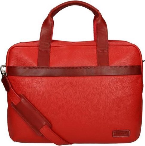 Tony Perotti Laptoptas Mammut Leer - rood | bol