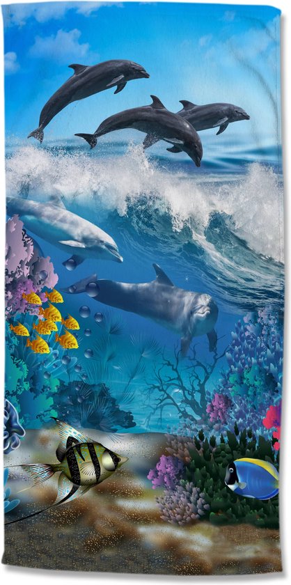 Good Morning Strandlaken ANDRE 75x150 cm blauw | bol.com