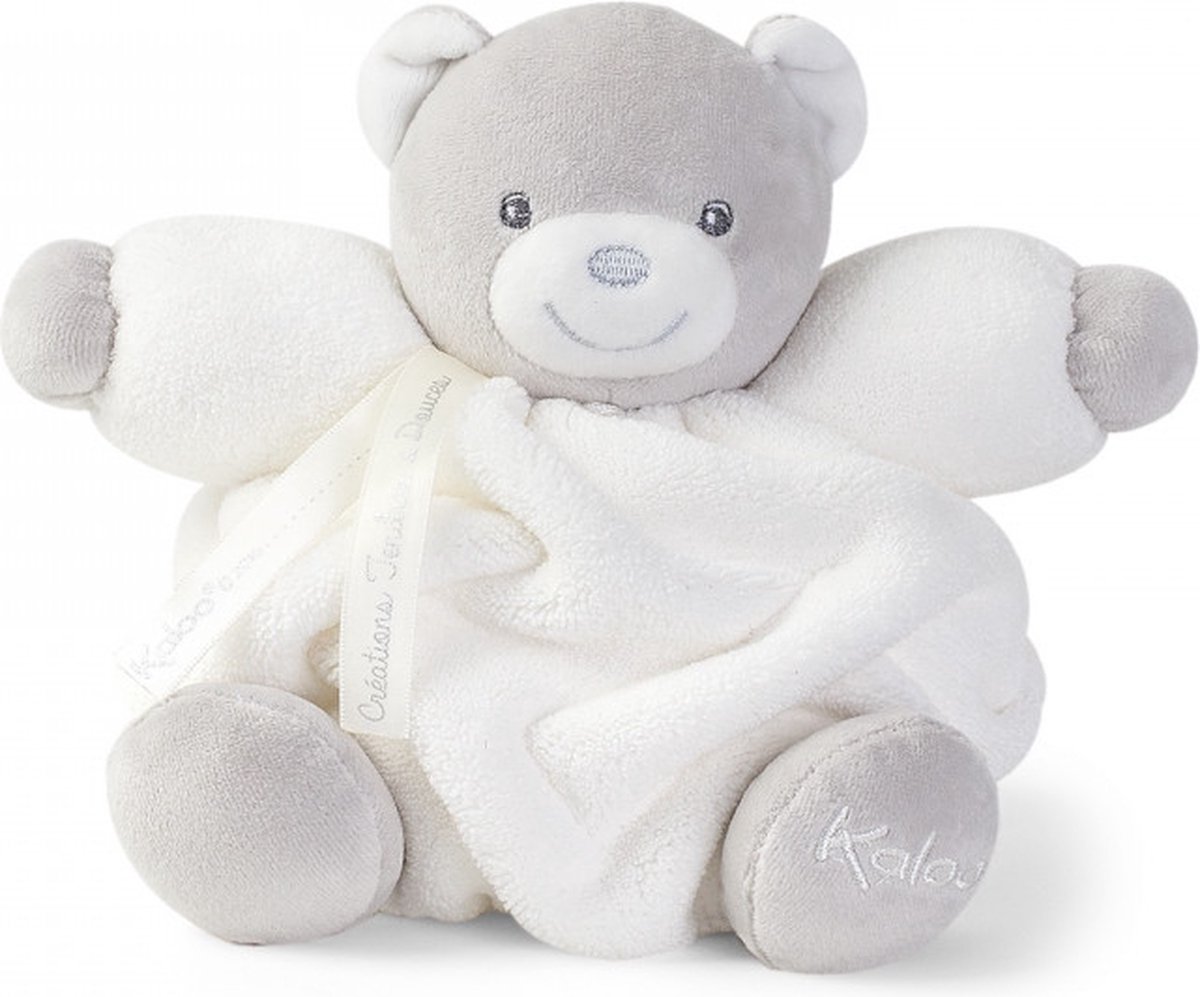Kaloo Plume Knuffelbeer wit, 18 cm | bol.com